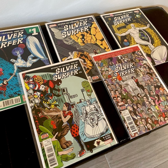 Marvel | Other | Marvel Silver Surfer Comic Book Bundle | Poshmark